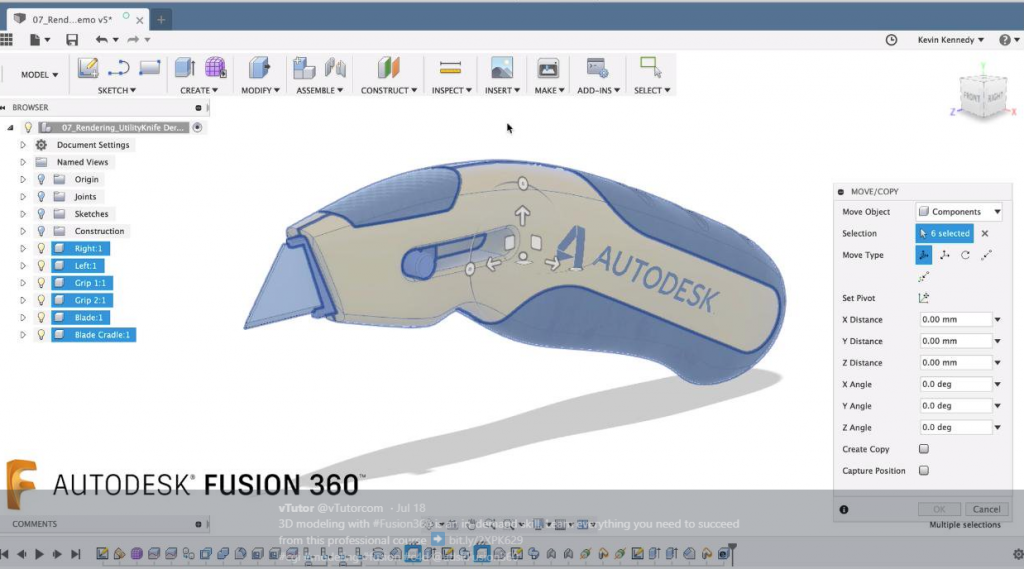 vTutor Blog | 3D Modelling with Autodesk Fusion 360 - vTutor Blog
